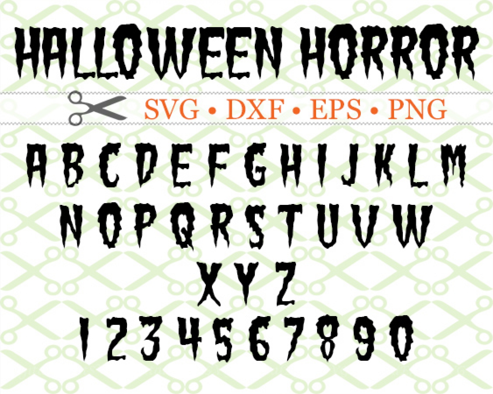 Halloween Font Svg File Halloween Alphabet Svg Dxf Etsy My XXX Hot Girl