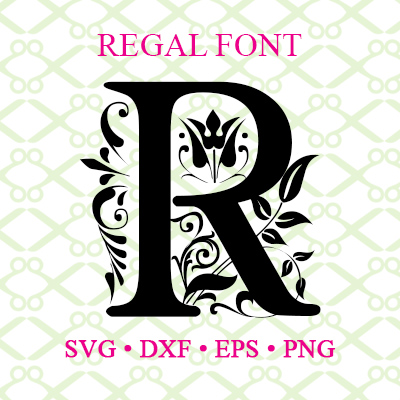 SVG Fonts-Monogram SVG Fonts in SVG, DXF, EPS & PNG for Cricut ...
