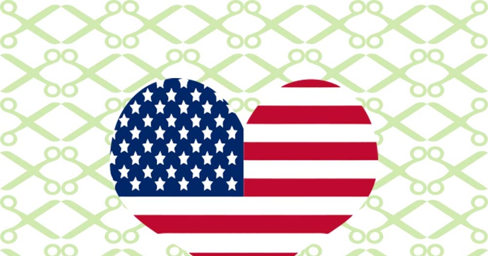 USA FLAG SVG FILE -Cricut & Silhouette Files SVG DXF EPS PNG ...