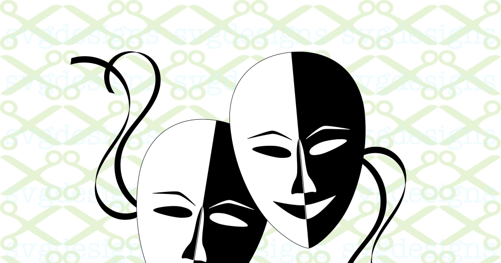 MARDI GRAS MASQUERADE MASK -Cricut & Silhouette Files SVG DXF EPS PNG ...