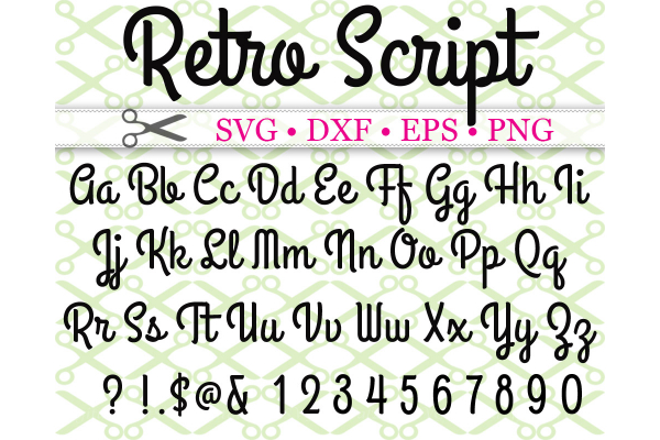 Retro script fonts - omaticfeti